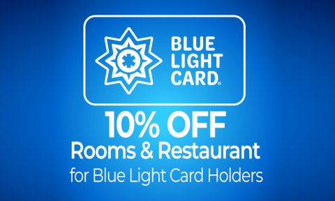Blue Light Discount - The Wildings Hotel